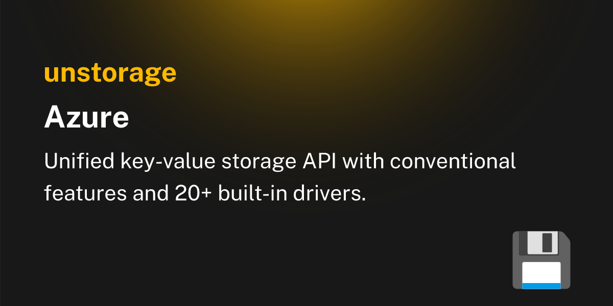 Azure - unstorage