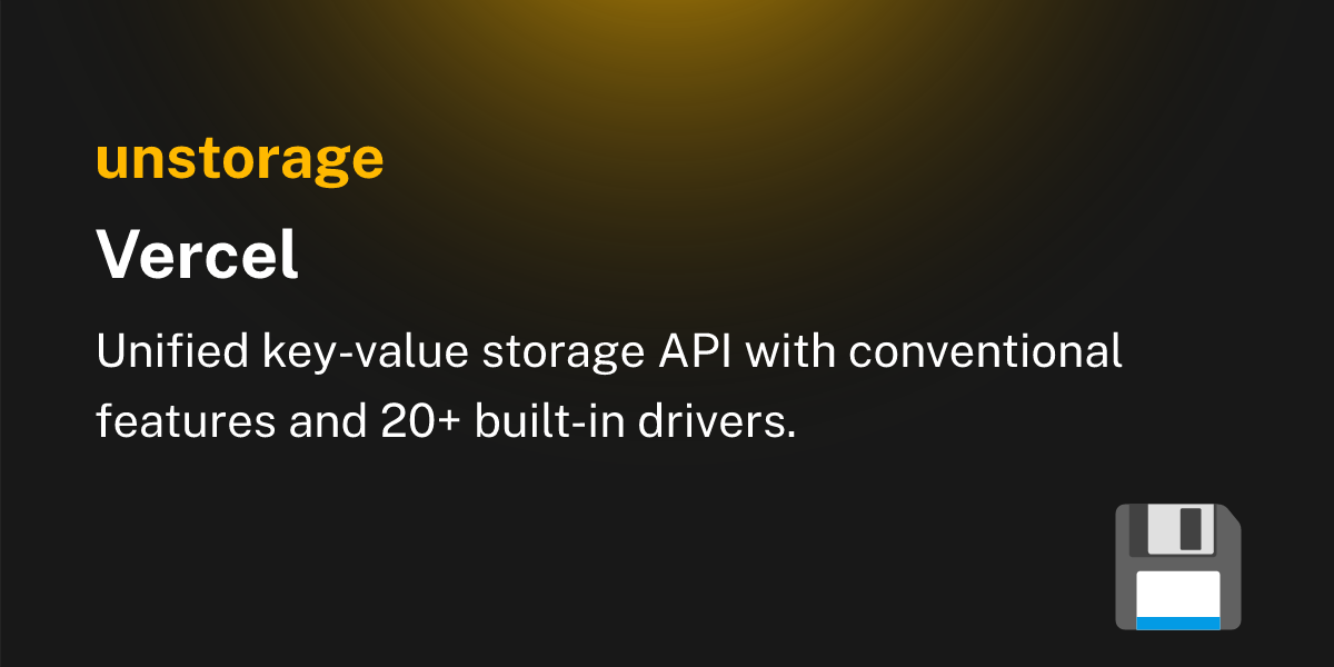 Vercel KV - unstorage